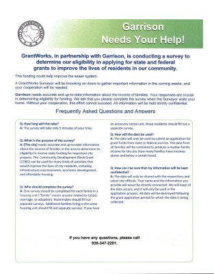 Welcome to the City of Garrison | Garrison, TX